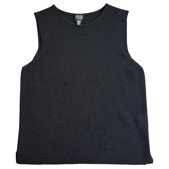 Eileen Fisher | Tops | Eileen Fisher Shell Tank 0 Wool Italian Yarn ...